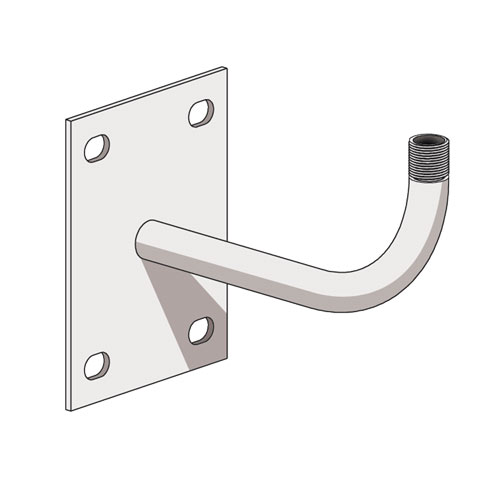 BLR-10 | Flat Back Plate 3/4" Bracket | MagniFlood.com