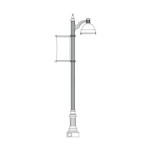 New Hyde Park Pole | Poles | Products | MagniFlood.com